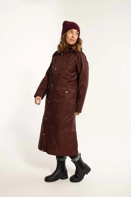 Danefae Regenjas Dames Danegarden Bordeaux | Hipinderegen.nl – Hip in ...